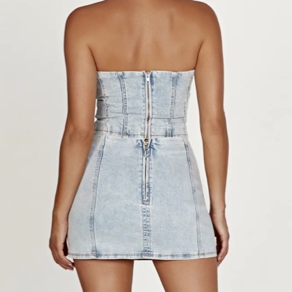 Meshki | Skirts | Two Piece Denim Set | Poshmark